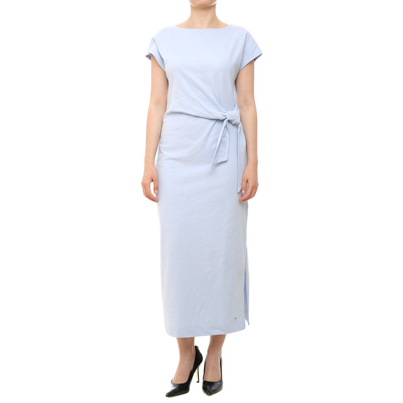 Ženska haljina Tommy Hilfiger knot boat-nk midi dress ss