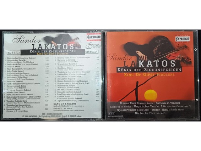 Sandor Lakatos-King of Gipsy Fiddlers 2CD