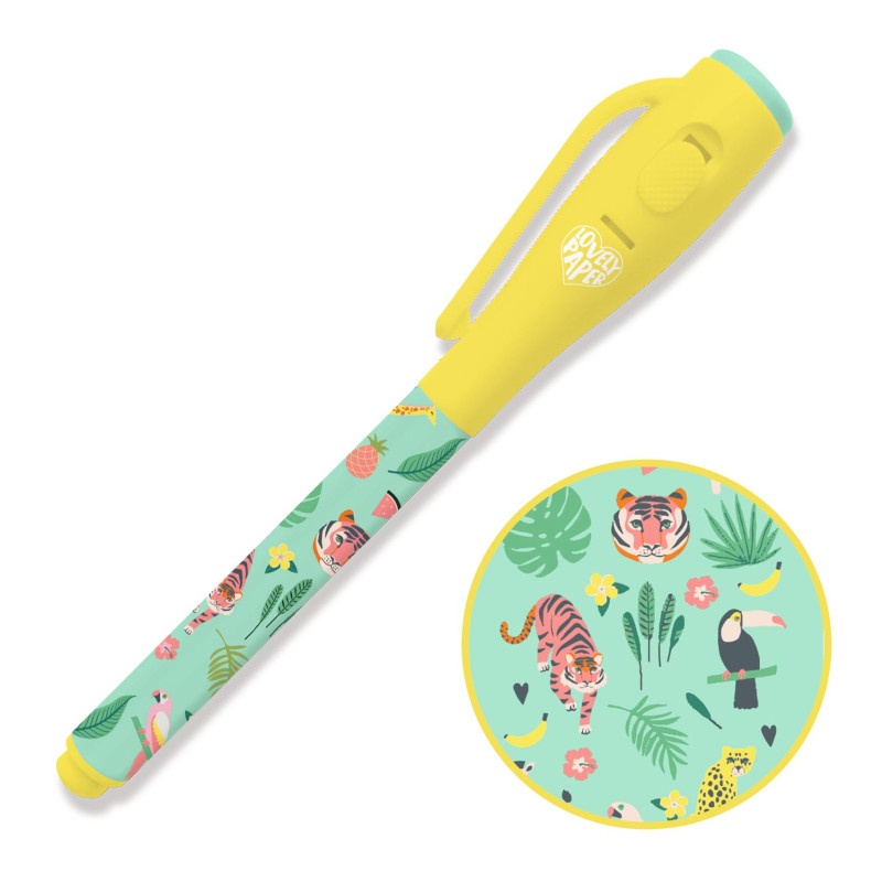 Djeco - Nevidljivi marker sa UV lampom Zuti