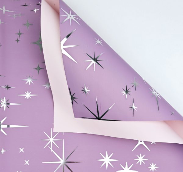 Ukrasni celofan za buket – stars 18D