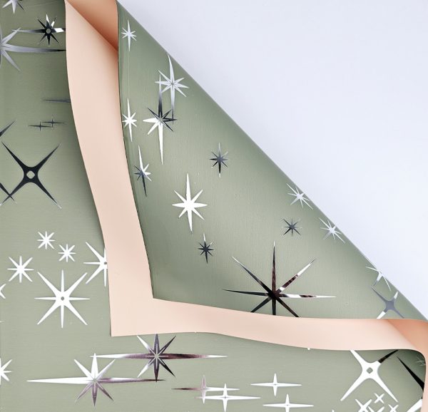 Ukrasni celofan za buket – stars 18K