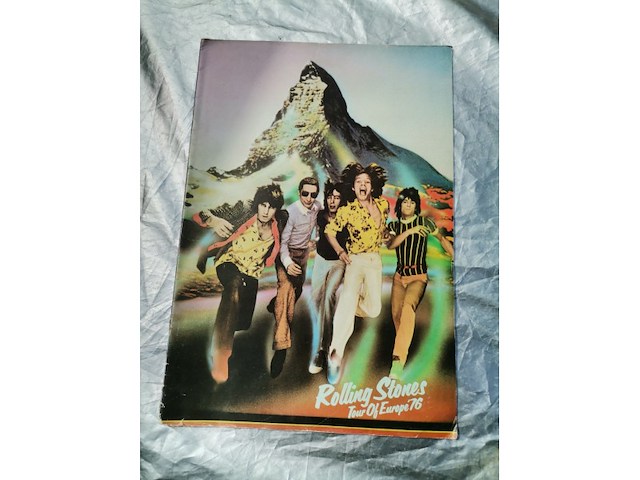 Rolling Stones Tour of Europe 76 Program/Pamfleta