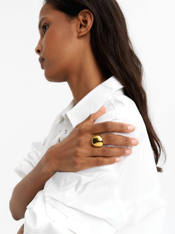 WIDE SMOOTH RING – STAINLESS STEEL