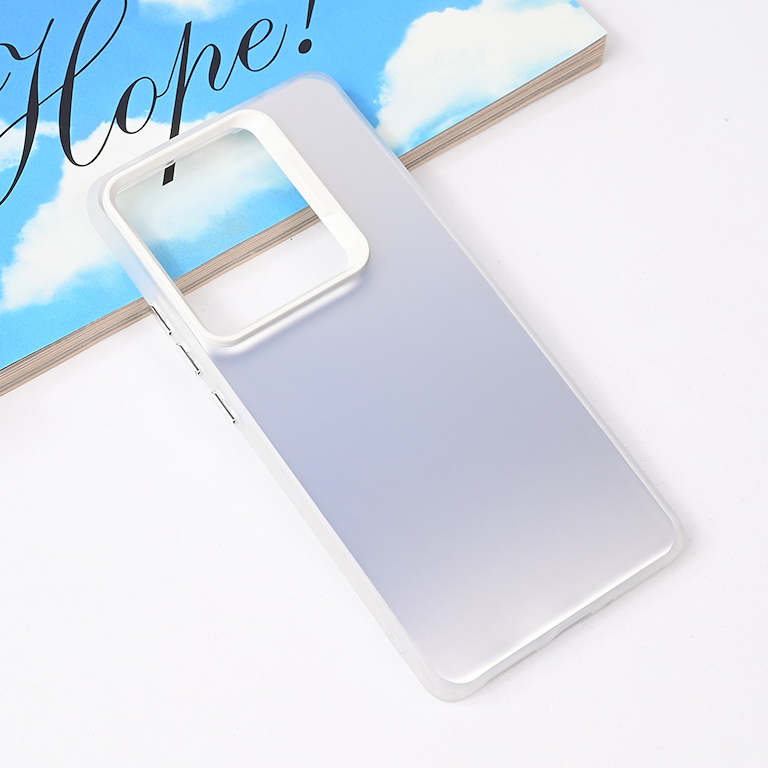 Maska(futrola) Clear za Xiaomi Redmi Note 14s srebrna