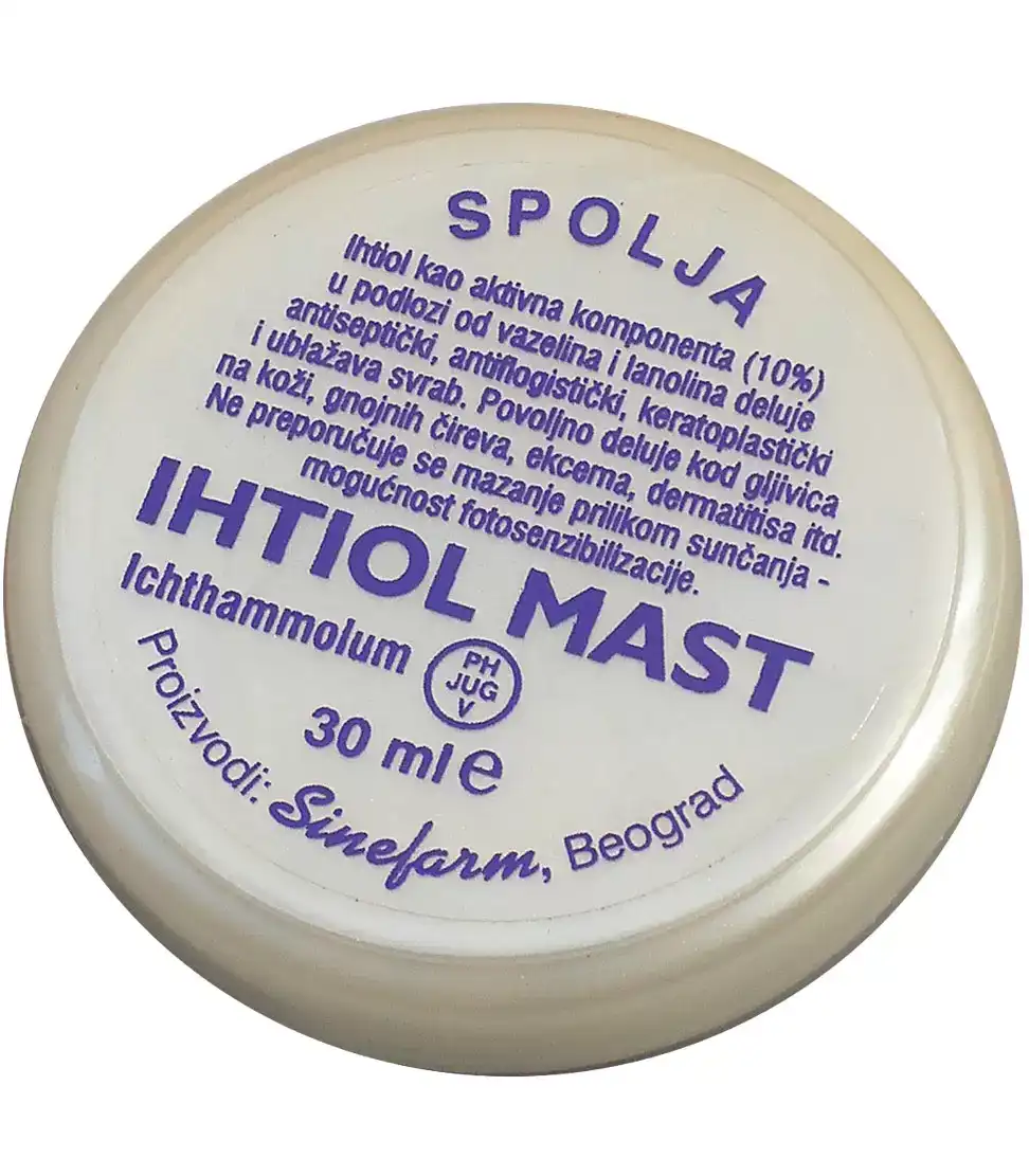 MAST SA IHTIOLOM 30G SINEFARM