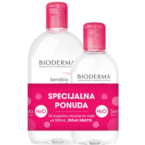 BIODERMA SENSIBIO Micelarni Rastvor 500ml + 250ml Gratis PROMO