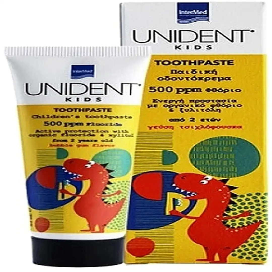 UNIDENT KIDS PASTA ZA ZUBE 500ppm BUBBLE GUM