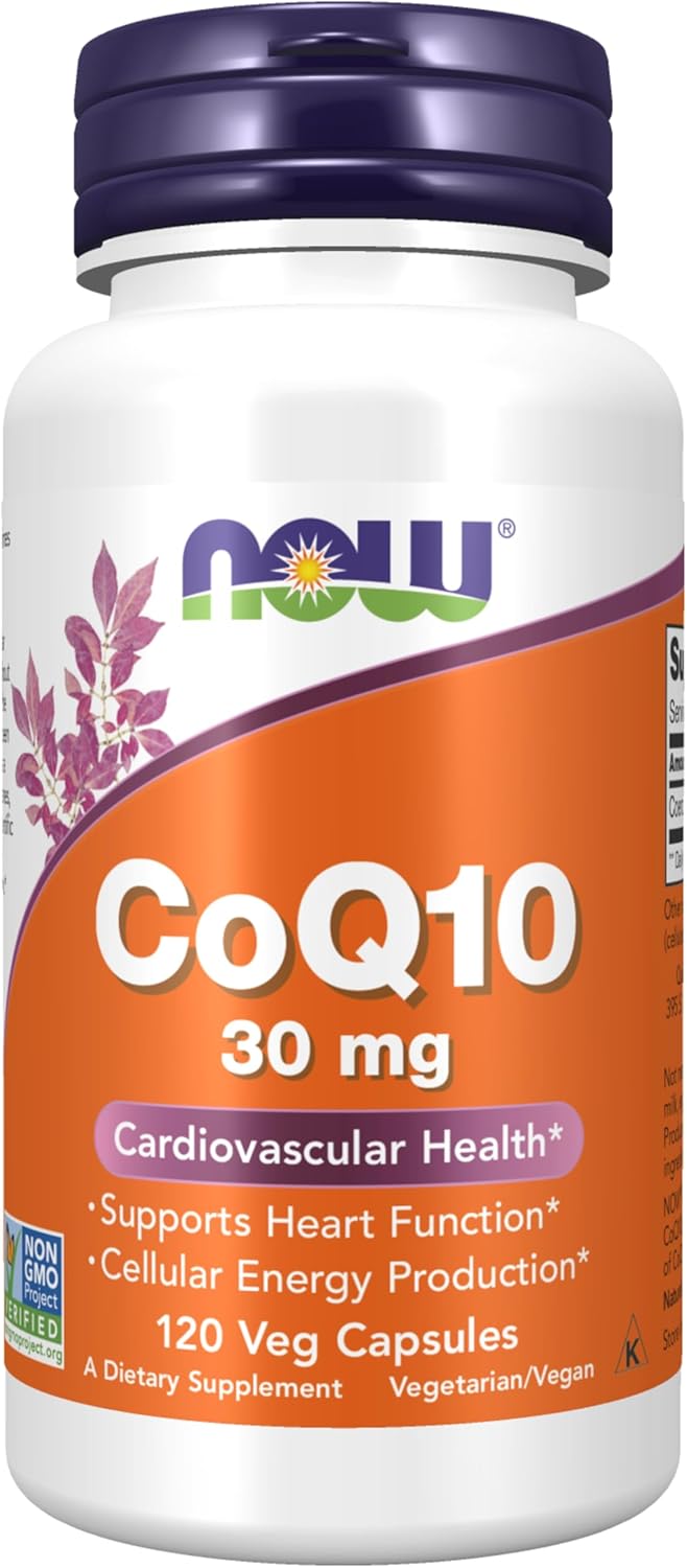 NOW Coenzyme Q10 30mg, 120 Kapsula