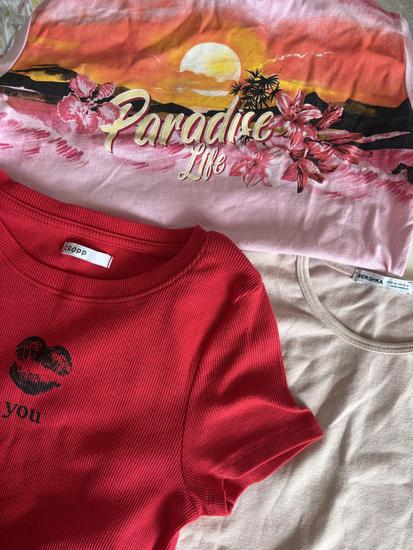 majice (bershka, cropp)