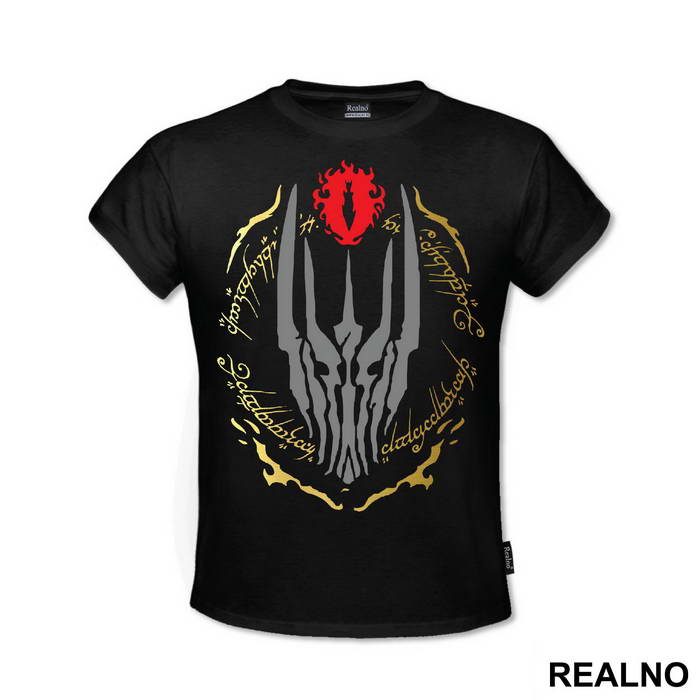OUTLET - CRNA MUŠKA MAJICA VELIČINE 3XL - LOTR