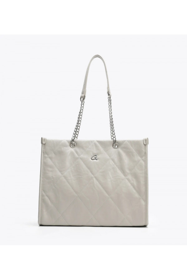 SHOULDER BAG WITH CHAIN STRAPS (L34xW13,5xH27CM)