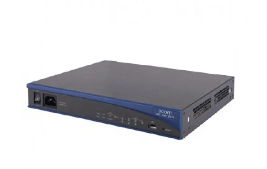 3Com Ruter MSR 20-15A 1 x ADSL2+ Annex A + 1 x V.92 analog modem backup port (0235A392)
