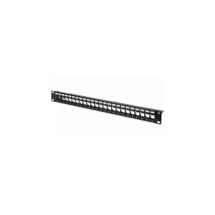 Patch panel modularni shielded 19/0.5U sa 24 slota za STP/UTP module SKP-24-0.5U