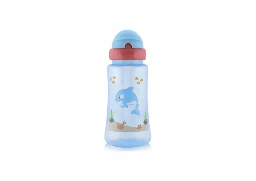 LORELLI SPORTSKA SOLJA 300ml SA SLAMCICOM - BLUE (10200930001)