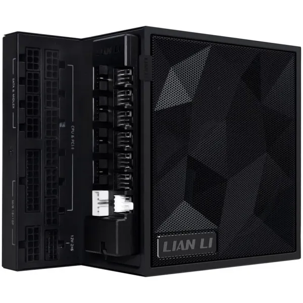 Napajanje 1200W Lian Li EDGE 80PLUS Gold PCIe 5.1, ATX 3,1 USB HUB, Crno