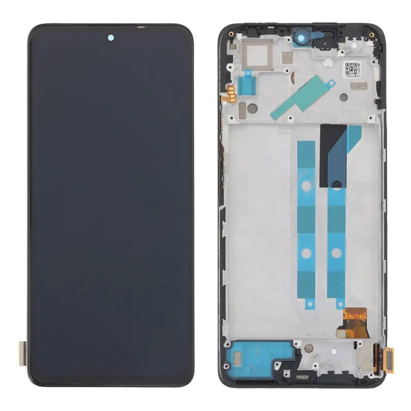 LCD za Xiaomi Redmi Note 12 Pro 4G touch screen WITH FRAME crni OLED