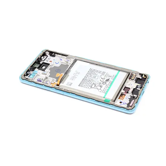 LCD za Samsung Galaxy A72/A72 5G, touchscreen, frame blue Full ORG EU