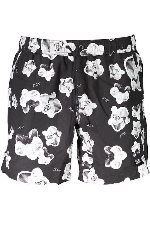 Karl Lagerfeld Muški kupaći KL20MBM12_DBC3892_NEROBLACK, Crni