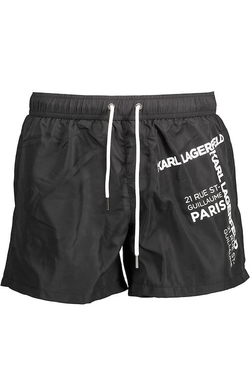 Karl Lagerfeld Muški kupaći KL22MBS06_AED3419_NEROBLACK, Crni