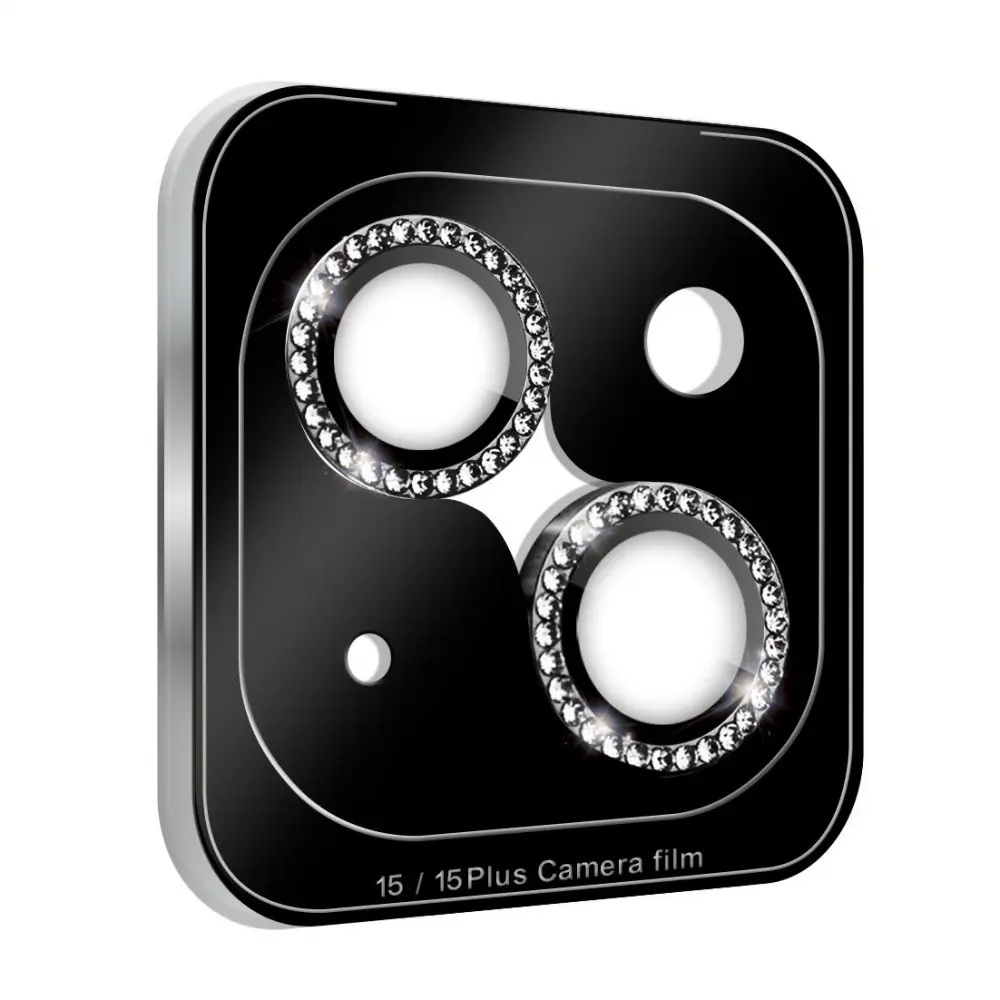Zaštita za kameru Diamond za iPhone 15 6.1 crna