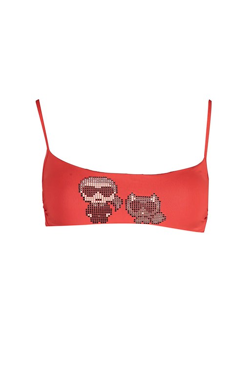 Karl Lagerfeld Ženski gornji deo kupaćeg KL22WTP04_ROSSO_RED, Crveni