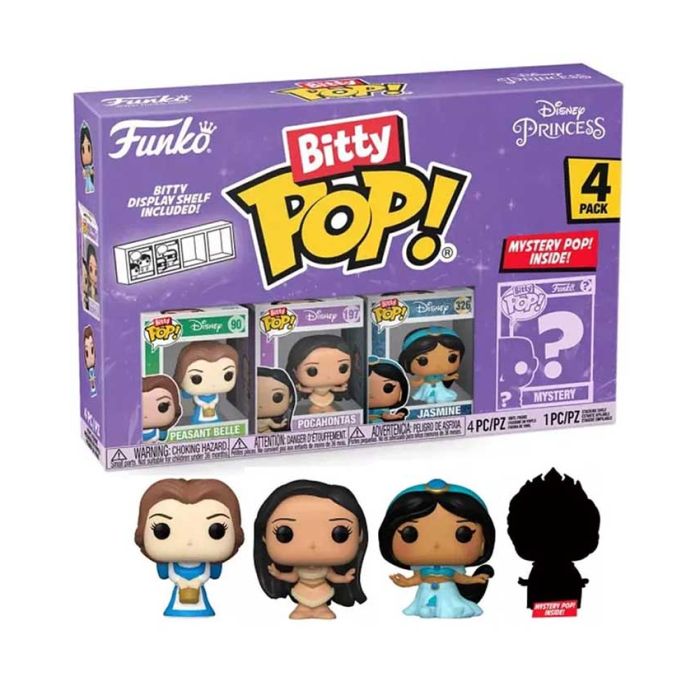 Figura Funko Bitty POP! Disney Princess - Belle 4PK