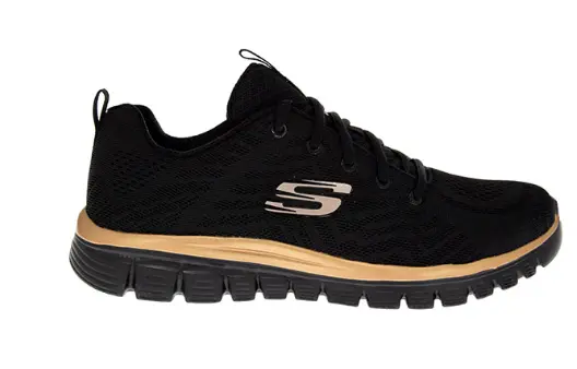 SKECHERS Ženske patike Graceful 12615-Bkrg crne