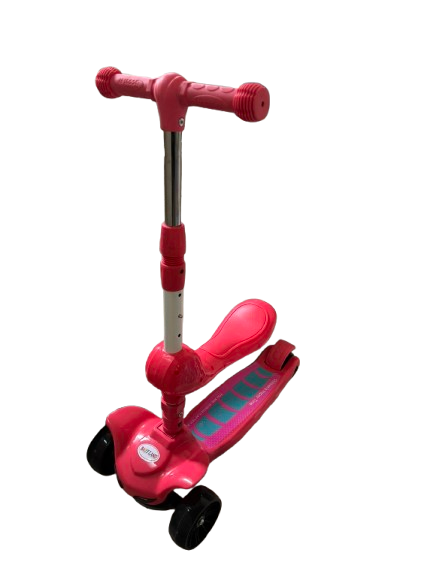 Trotinet sa sedištem roze