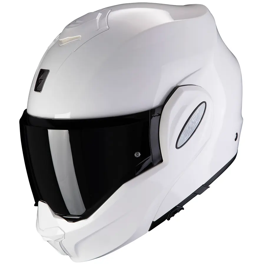 Scorpion Kaciga za motor EXO-TECH EVO SOLID, Bela