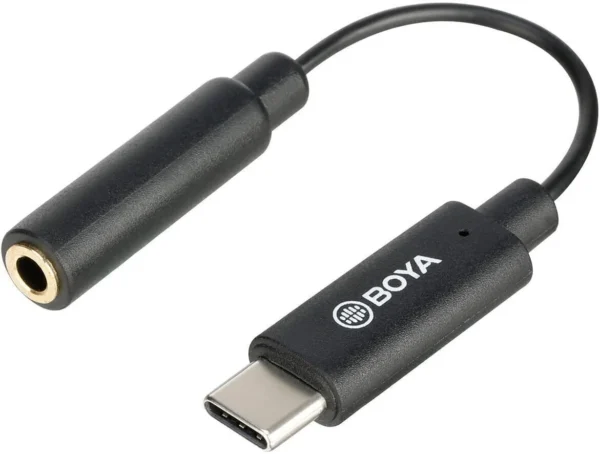 Boya BY-K6 3.5mm TRS Female to 3.5mm TRRS Male Adapter