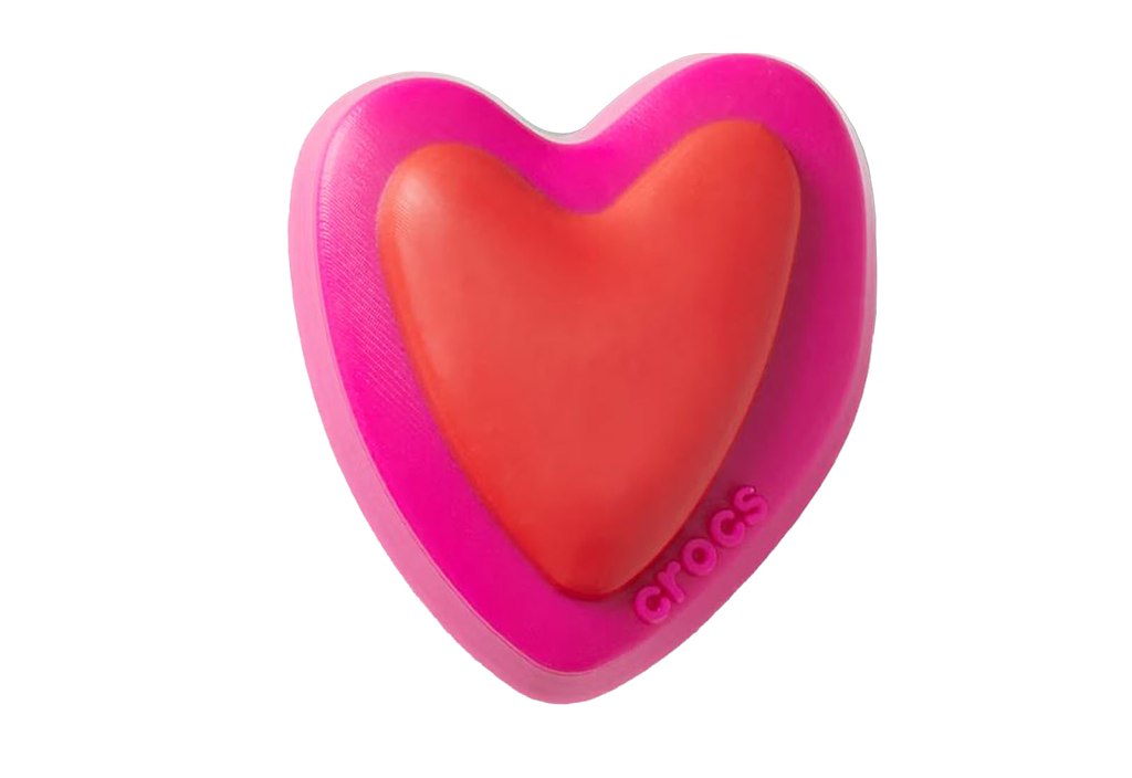 Crocs 
Crocs Jibbitz
- Double Heart
