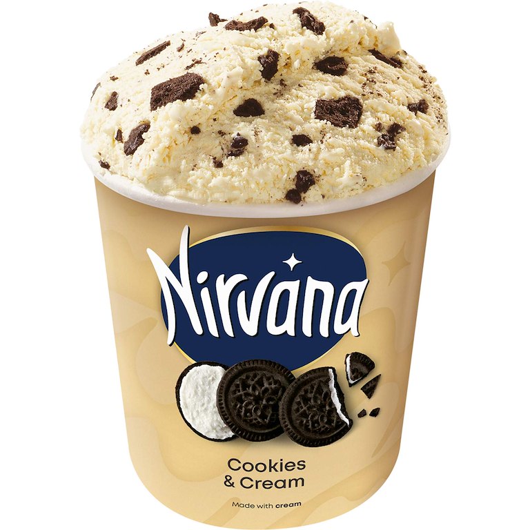 Sladoled nirvana cookies&cream 420ml