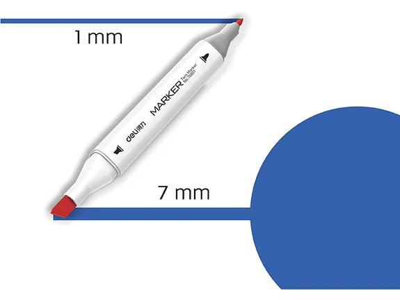 Deli Marker Sketch 72 napoleon plava 70801A-72