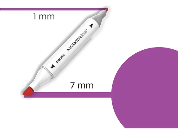 Deli Marker Sketch 81 ljubičasta 70801A-81