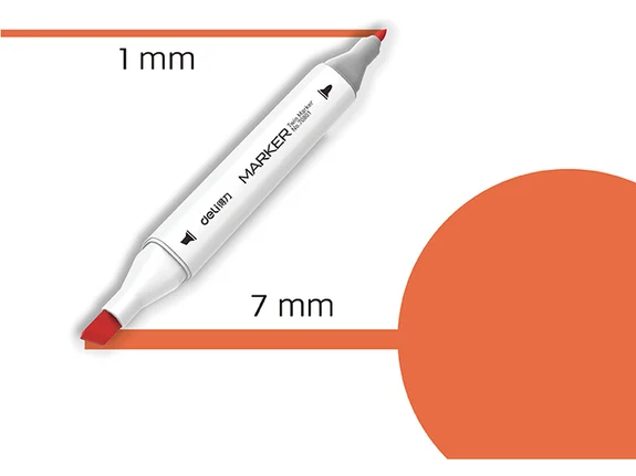 Deli Marker Sketch 22 francusko narandžasta 70801A-22