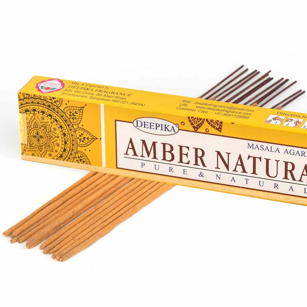 Mirisni štapići Amber Natural