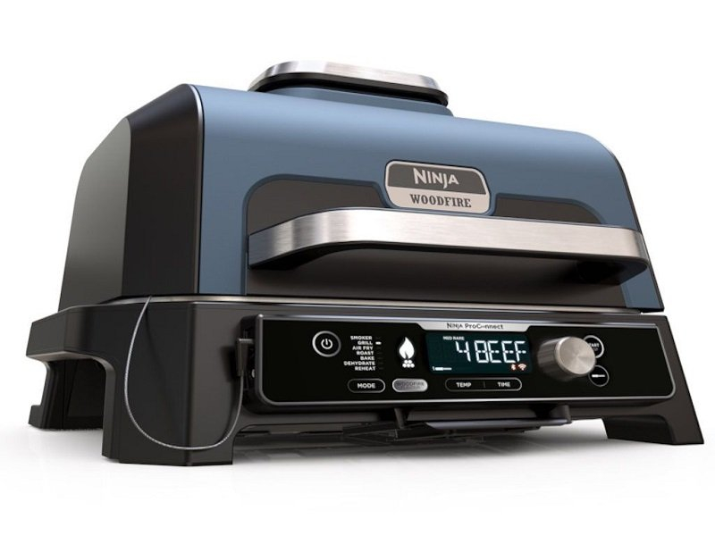 Roštilj NINJA OG901EU Woodfire PRO Connect XL/1700W/plava-crna