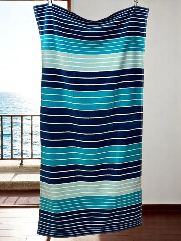Plažni peškir “Ocean Breeze” 160×80 cm – 100% pamuk A9