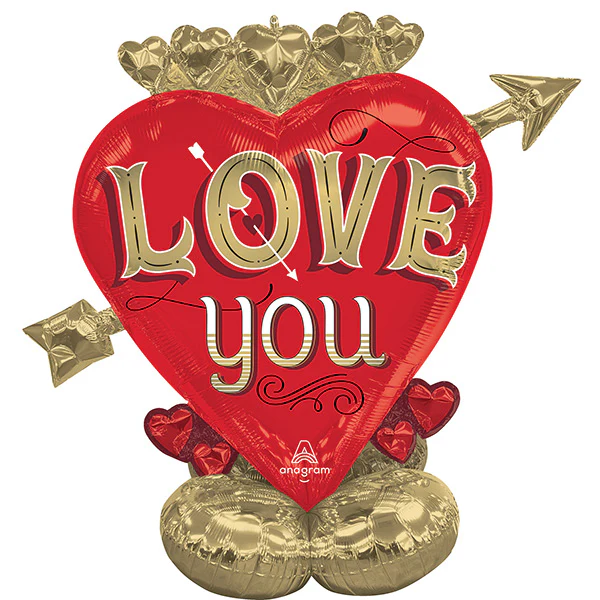 AirLoonz Just My Type Heart Folija Balon