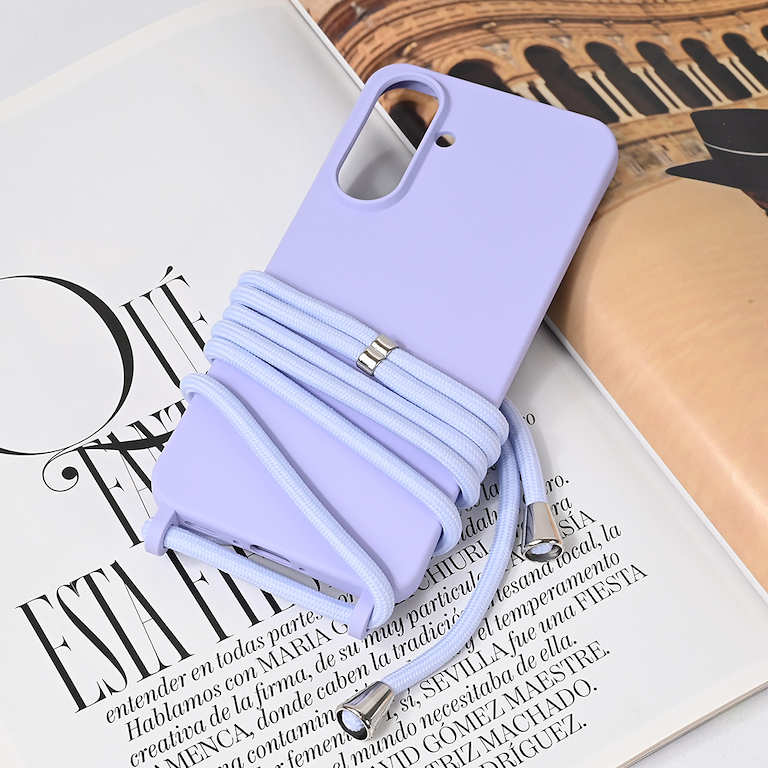 Futrola Crossbody za Samsung A566 Galaxy A56 ljubicasta