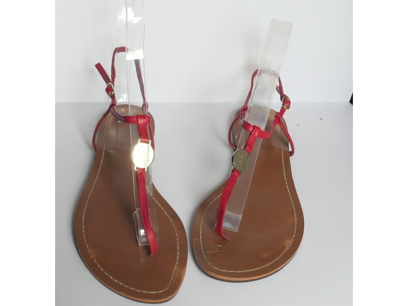 RALPH LAUREN CRVENE SANDALE-JAPANKE