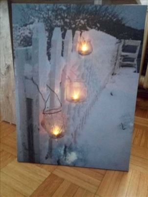 Slika za zid koja svetli