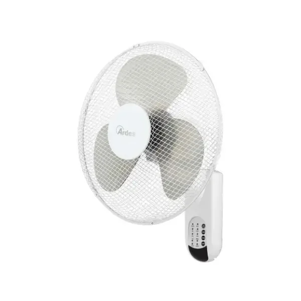 Zidni ventilator 50W sa daljinskim upravlječem i tajmerom beli Ardes AR5W40RW