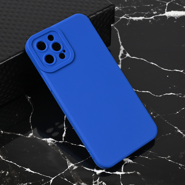 Zastitna maska (futrola) Teracell Giulietta - iPhone 12/12 Pro 6.1 mat plava