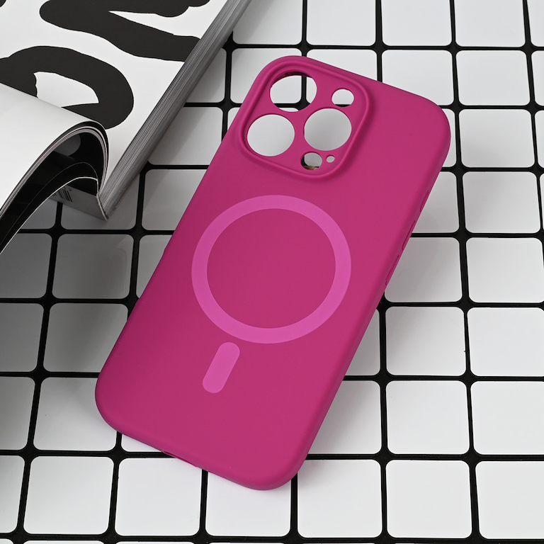 Zastitna maska (futrola) Magsafe Pure color - iPhone 16 Pro tamno pink
