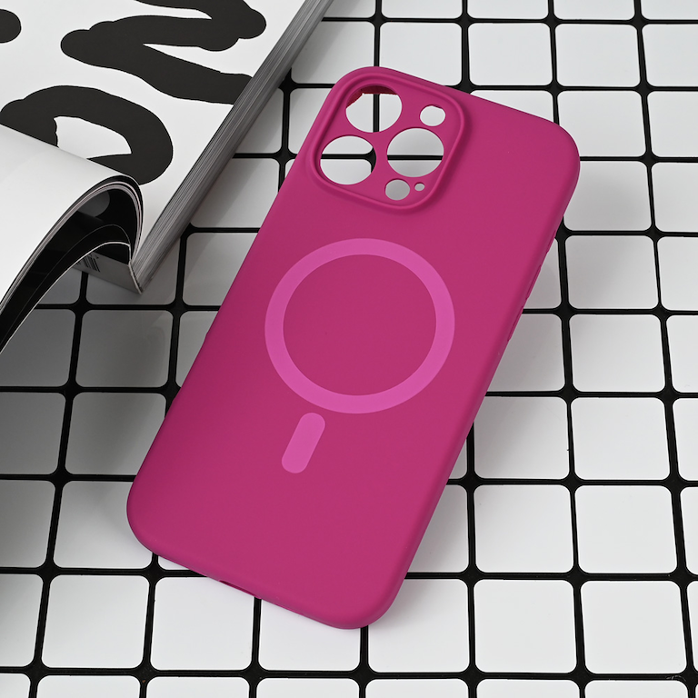 Zastitna maska (futrola) Magsafe Pure color - iPhone 16 Pro Max 6.9 tamno pink