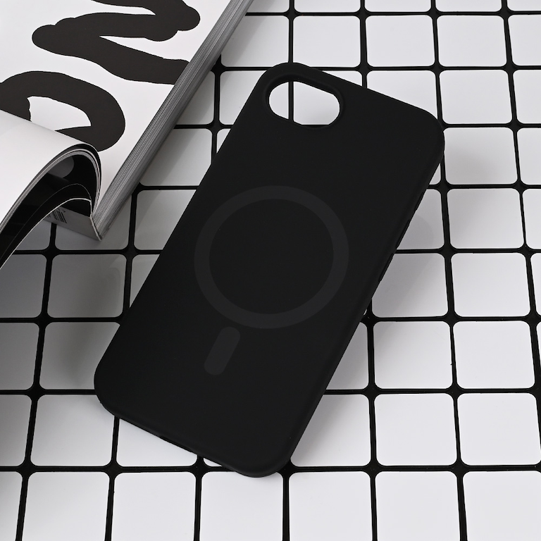 Zastitna maska (futrola) Magsafe Pure color - iPhone 16e crna