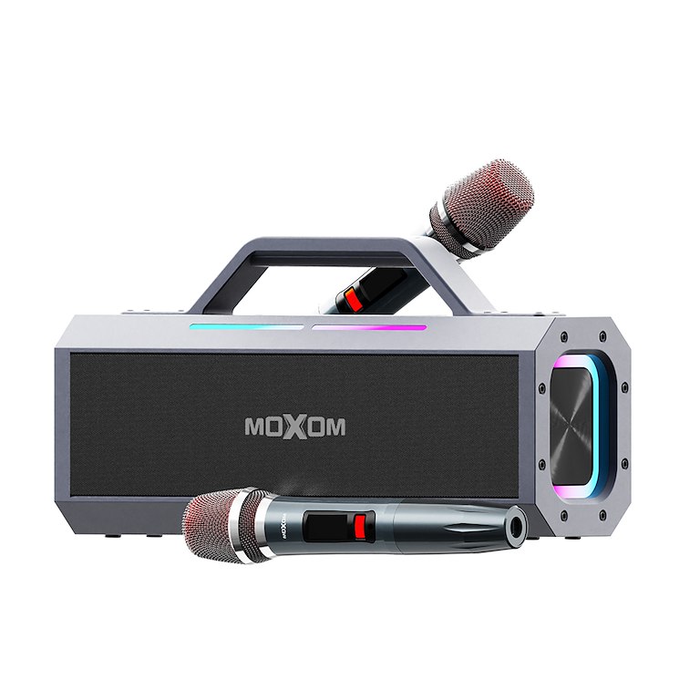 Zvucnik bluetooth Moxom MX-SK84 150W sa 2 mikrofona crni (MS)