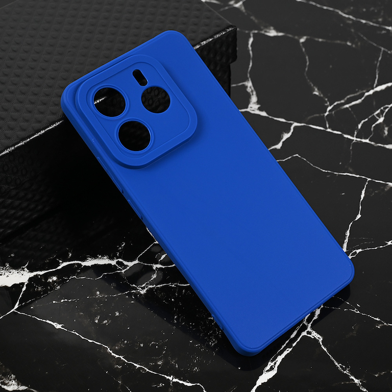Zastitna maska (futrola) Teracell Giulietta - Xiaomi Redmi Note 14 5G mat plava