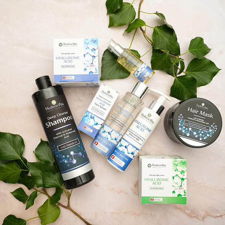 Set Hijaluronska hidratacija – potpuna nega lica i kose